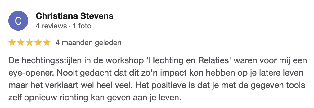 Hechting en relaties - Begeleide start - Live The Connection